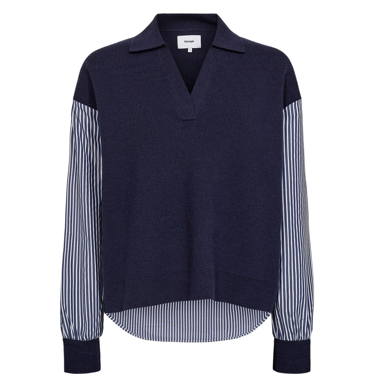 Numph Womens Pullover Marsy Dark Sapphire - Donaghys