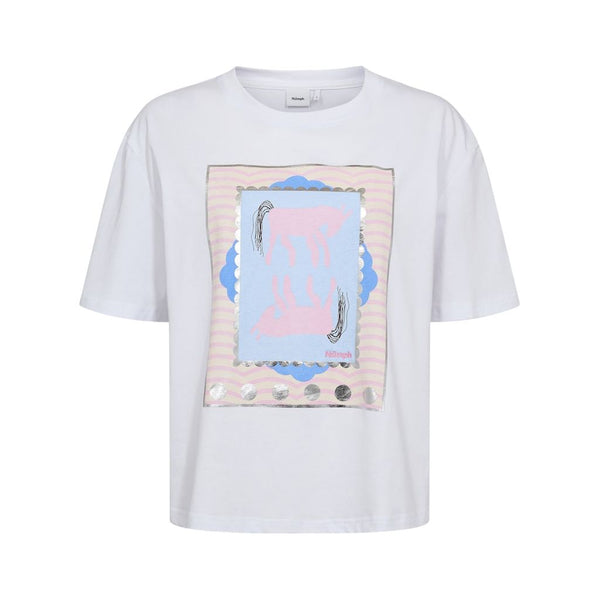 Numph Womens T-Shirt Daydream Bright White - Donaghys