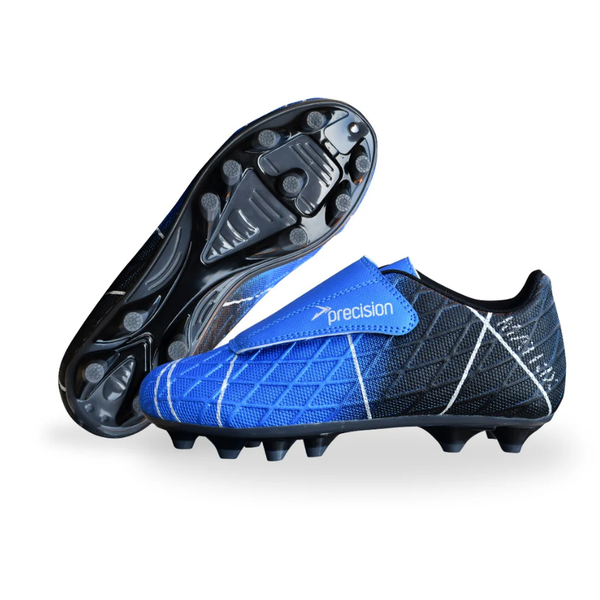 Precision Junior Matrix Football Boot Blue/Black/Silver - Donaghys