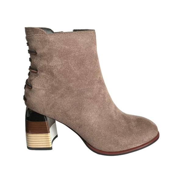 Redz Womens Boot D4634 Taupe - Donaghys