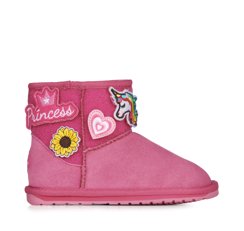 EMU Kids Wallaby Mini Play Boot K12748 Deep Pink - Donaghys