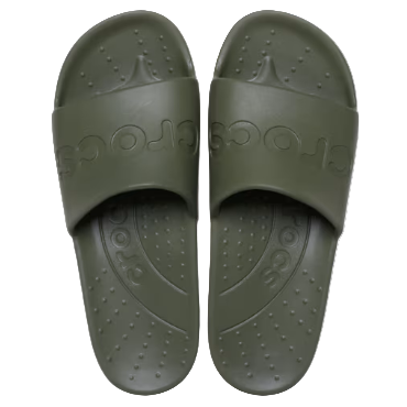Crocs Adult Slider Crocs Slide Army Green - Donaghys