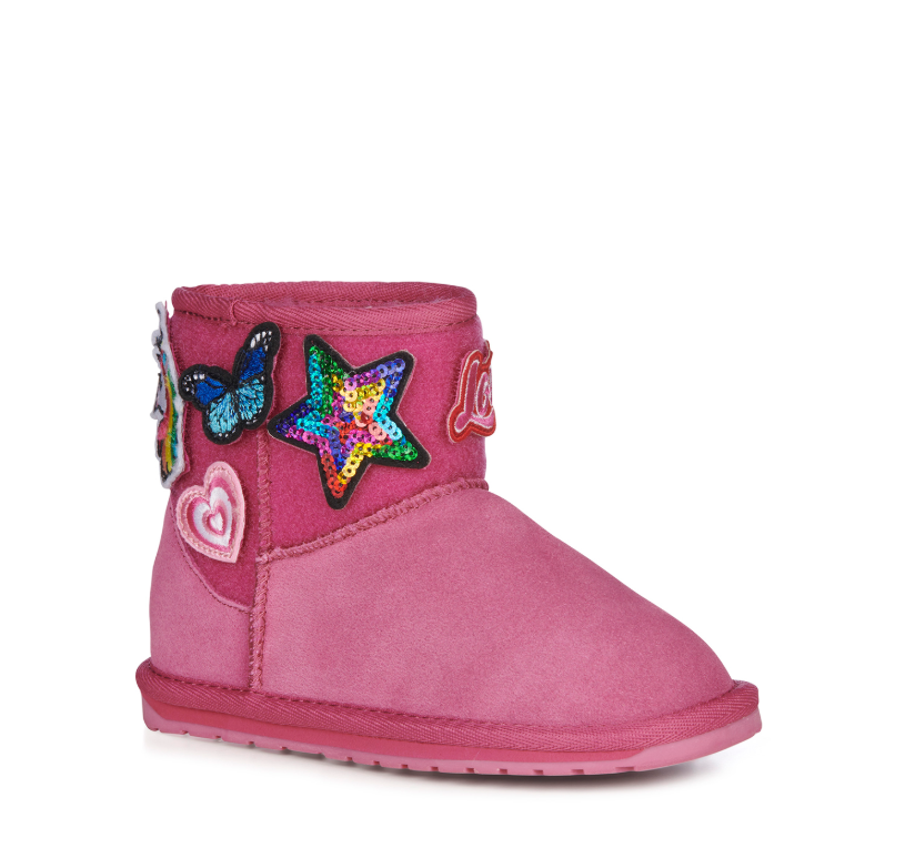 EMU Kids Wallaby Mini Play Boot K12748 Deep Pink - Donaghys
