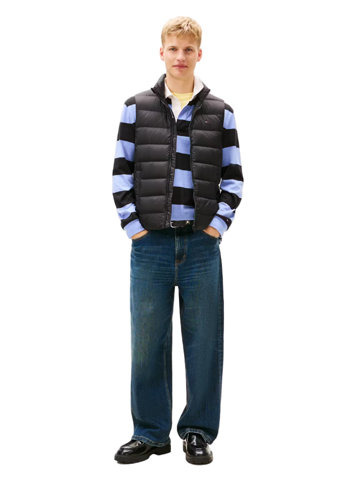 Tommy Jeans Mens LT Down Vest Black - Donaghys