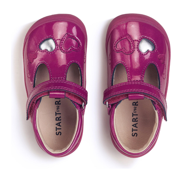Startrite Girls Shoe Party Berry Glitter Patent - Donaghys