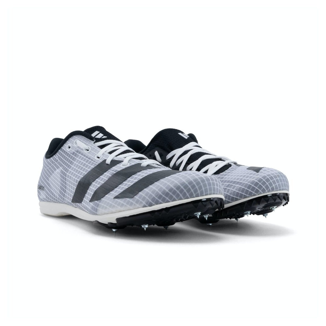 Adidas Mens Trainer Running Spike Distance Star White/Metallic/Black ...