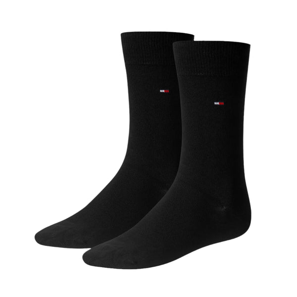 Tommy Hilfiger Mens Socks 2 Pack 371111 Black - Donaghys