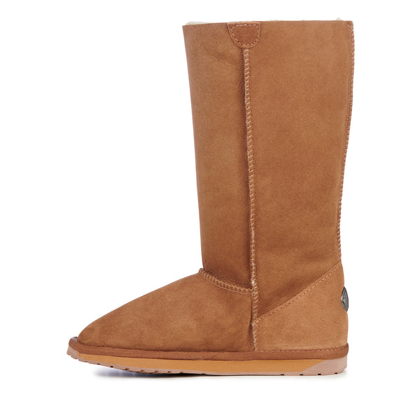 EMU Womens Boot Platinum Hi Lace Chestnut WP11872 - Donaghys