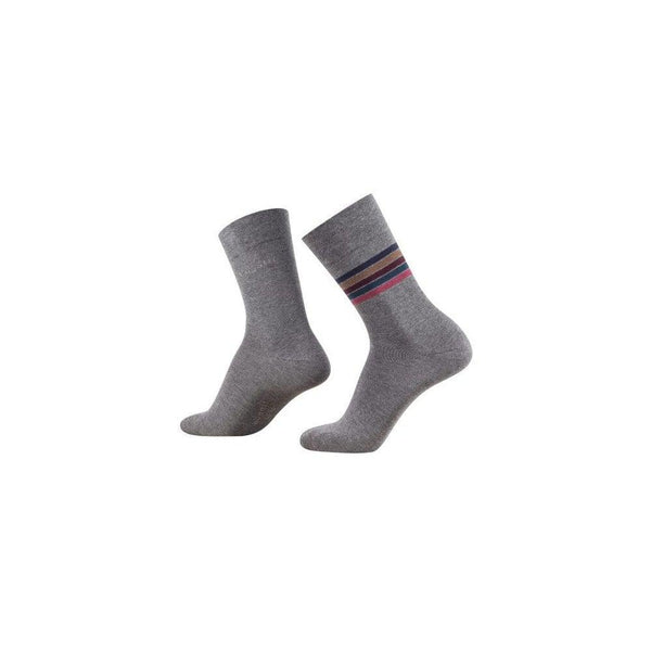 Bugatti Mens 2 Pack Socks 6992 Grey - Donaghys